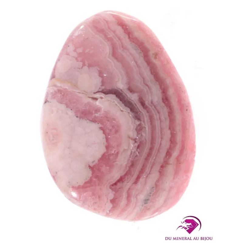 Rhodochrosite d'Argentine roulée de qualité extra avec de très belles ...