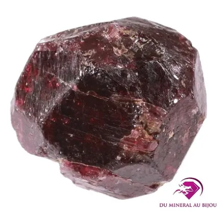 Cristal naturel de grenat de variété almandin en provenance du Brésil