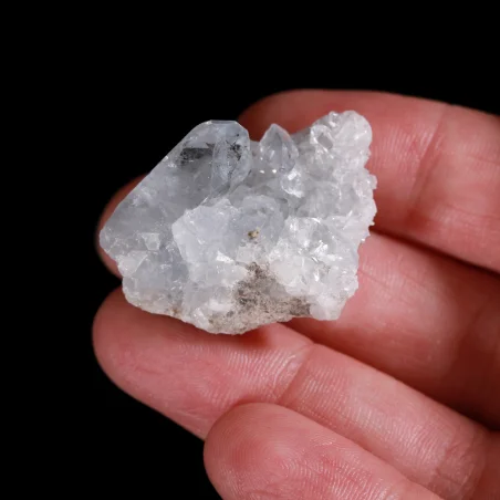 Petit macle de cristaux de Célestine provenant de Madagascar