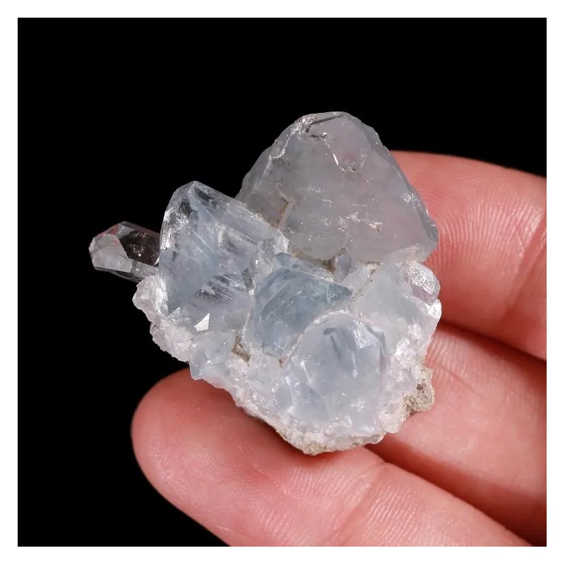 Macle de cristaux de Célestine | Boutique de minéraux à Clermont-Ferrand