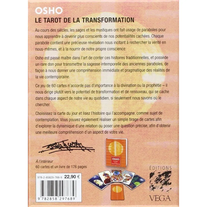 Le tarot de la transformation - Osho | Librairie en ligne