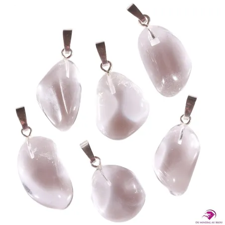 Pendentif en Cristal de roche - Pierres naturelles en ligne