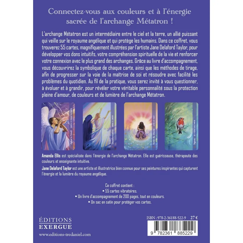 L'oracle de l'archange Métatron - Editions Exergue - Amanda Ellis